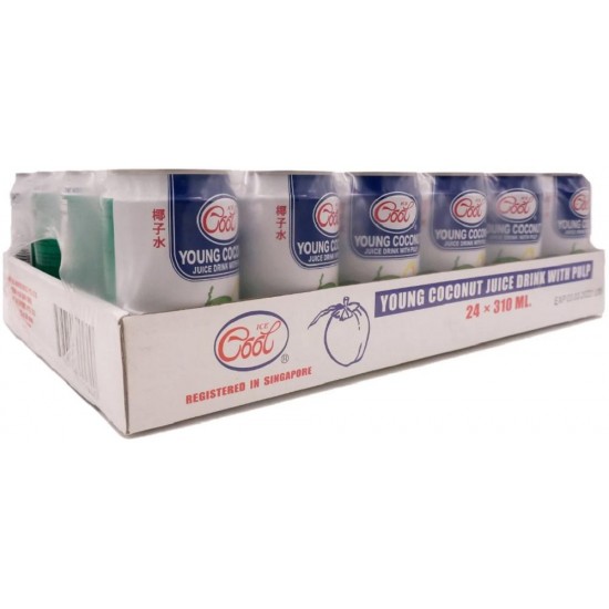 Ice Cool Young Coconut Water Can (24 Cans) 310ml